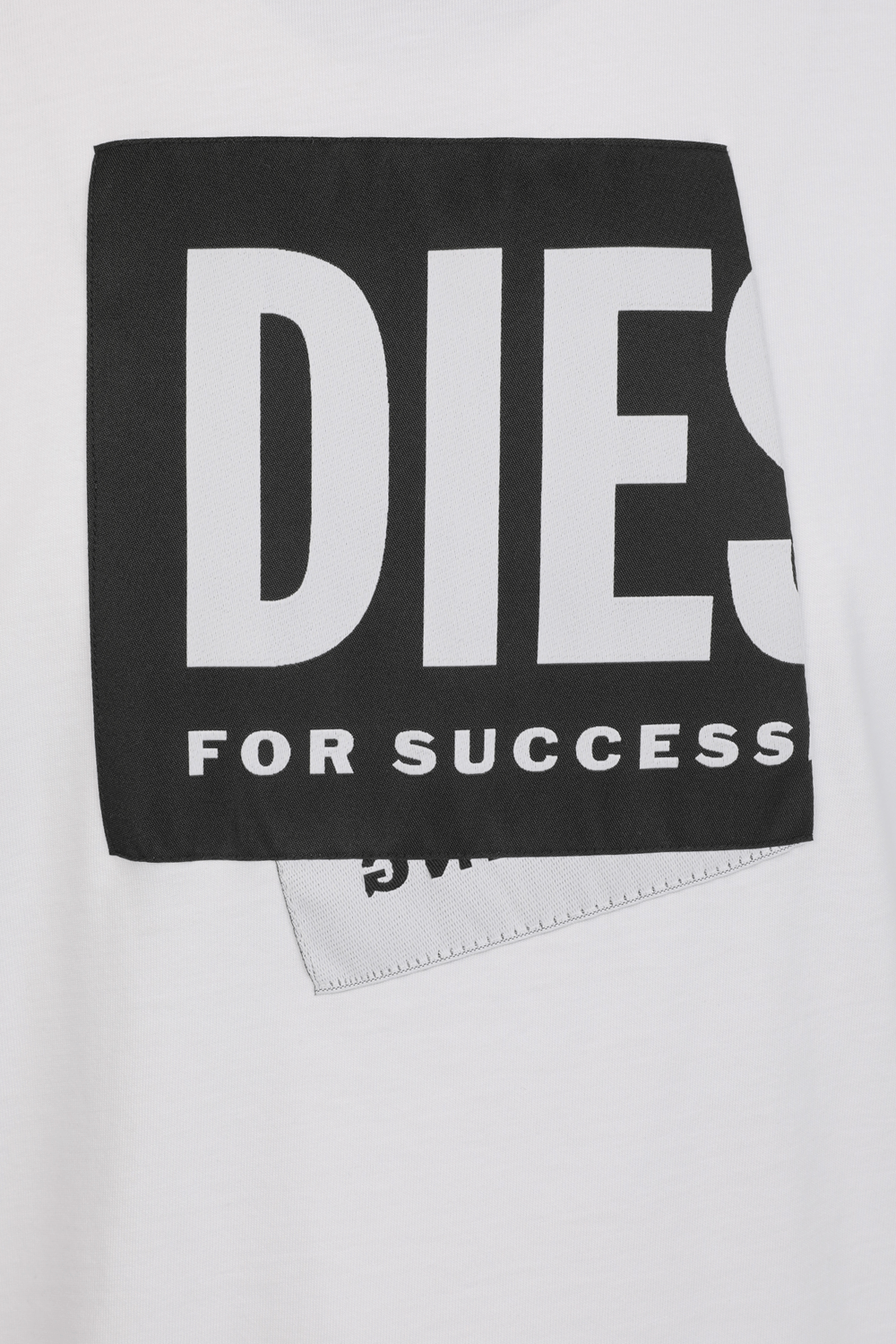 Folded Logo T-Shirt in White | Factory 54