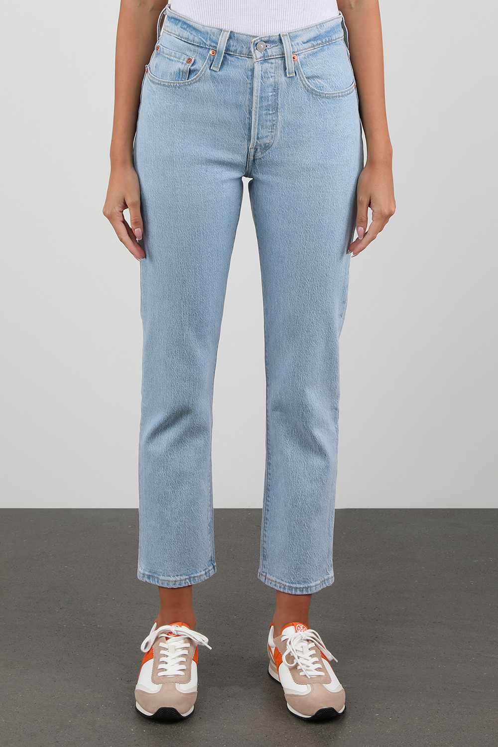 LEVI`S - מכנסי ג'ינס קרופ 501 | Factory 54