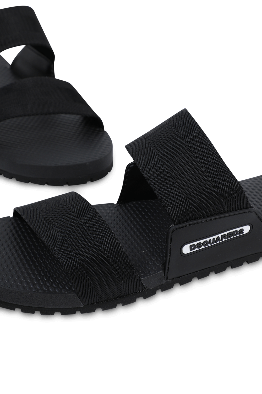 DSQUARED Slide Sandals in Black | Factory 54