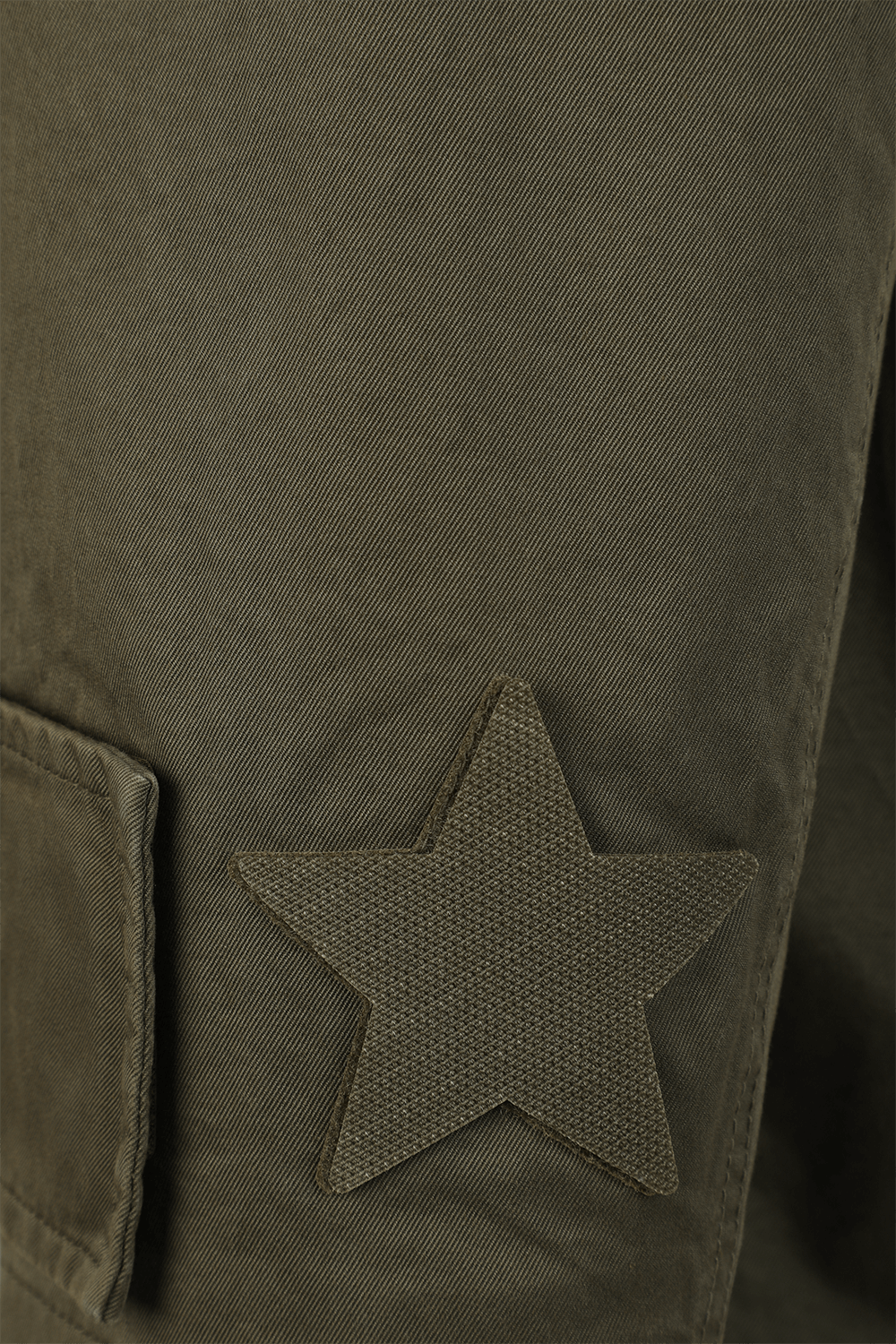 Military Logo Jacket in Green | Factory 54